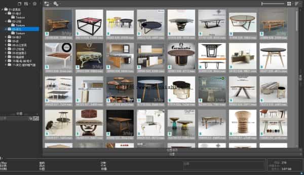 【PM】3Dsky家具类模型（3835个） – 德材质