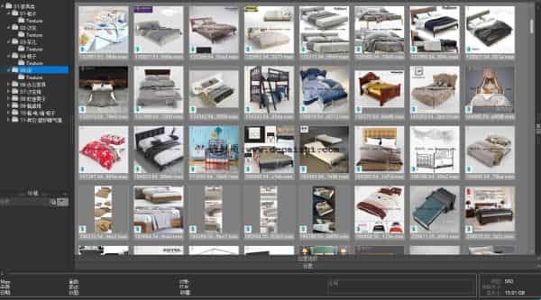 【PM】3Dsky家具类模型（3835个）-3Dmax素材