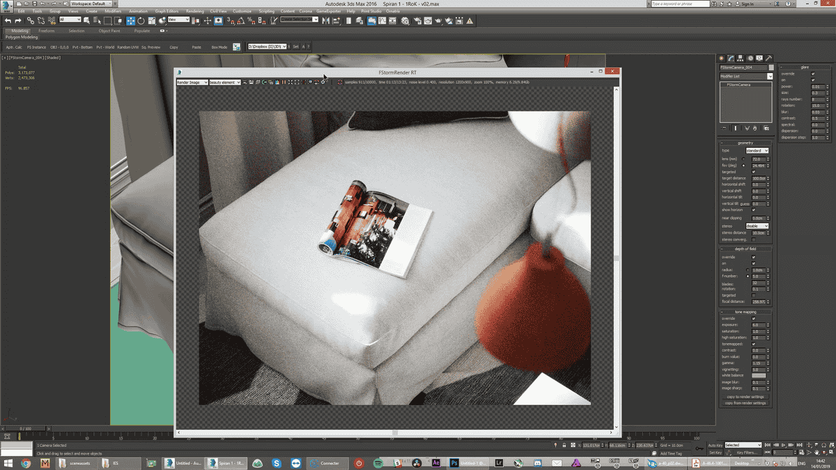 【国语】三套国外fstorm渲染器实例教程 – 德材质