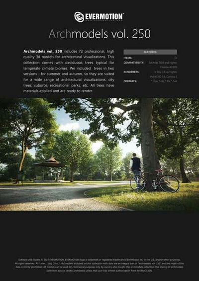 Evermotion – Archmodels Vol.250.252（树木和花草） – 德材质