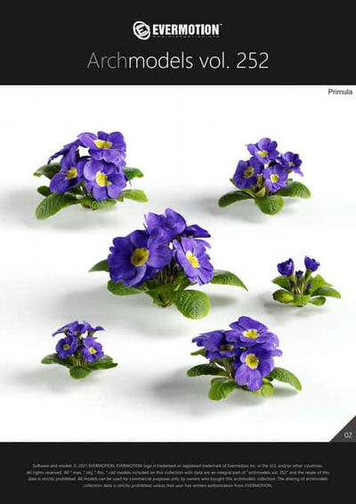 Evermotion – Archmodels Vol.250.252（树木和花草） – 德材质