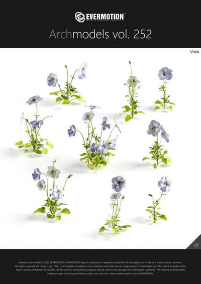 Evermotion – Archmodels Vol.250.252（树木和花草） – 德材质