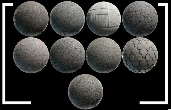 Artstation – Environment PBR Materials Mega set vol 02 – 材质贴图 – 德材质